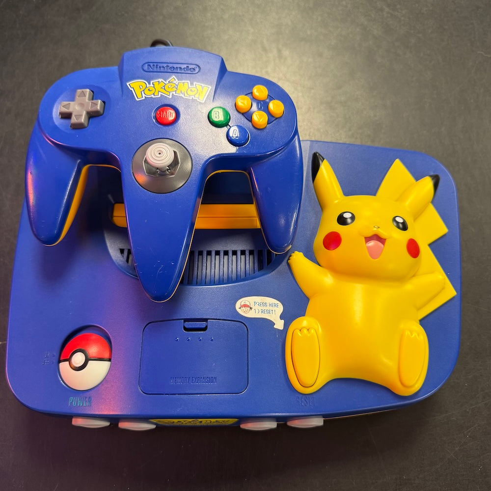 Pikachu Nintendo 64 System w/ UltraHDMI Mod - (Used) (Nintendo 64 Cons ...